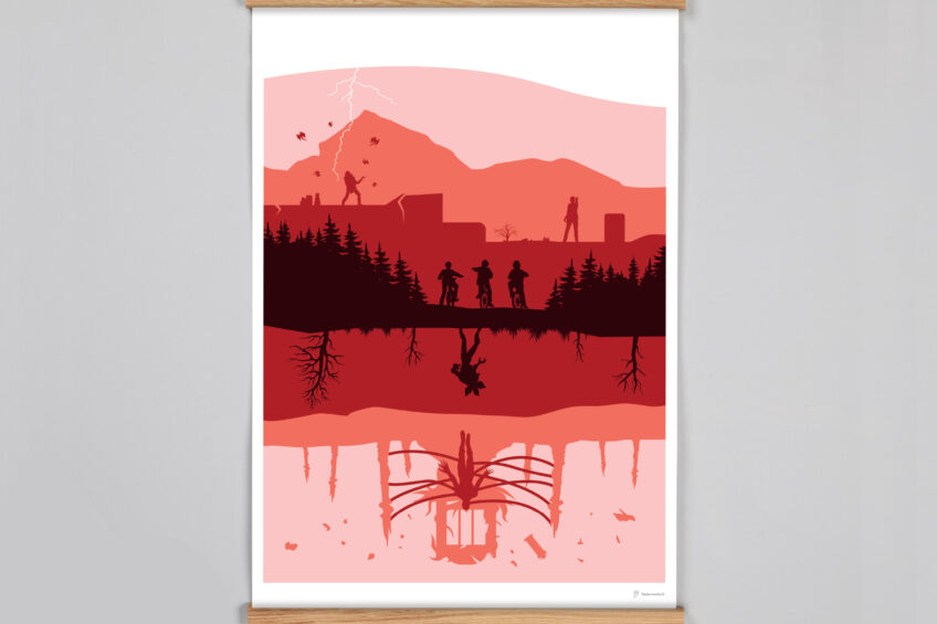 Poster Univers Stranger Things Paysages - flavie-moulin.fr